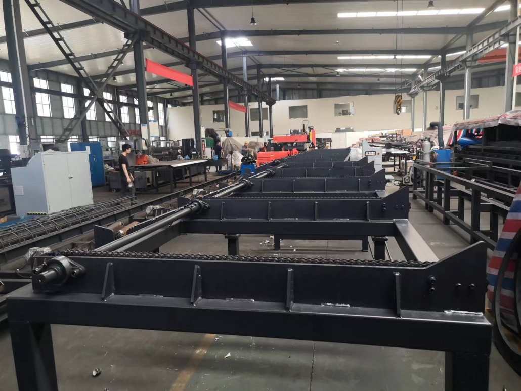 rebar shear bend line made by rebar cutting,rebar bending machine